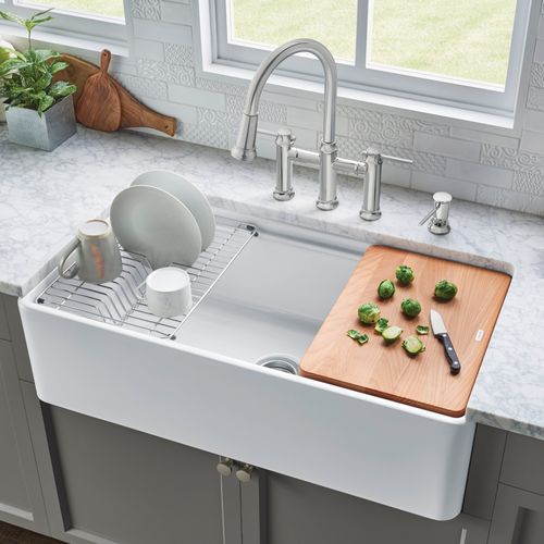 523026 - Blanco 523026 - Profina 36" Single Bowl Apron-Front Fireclay ...
