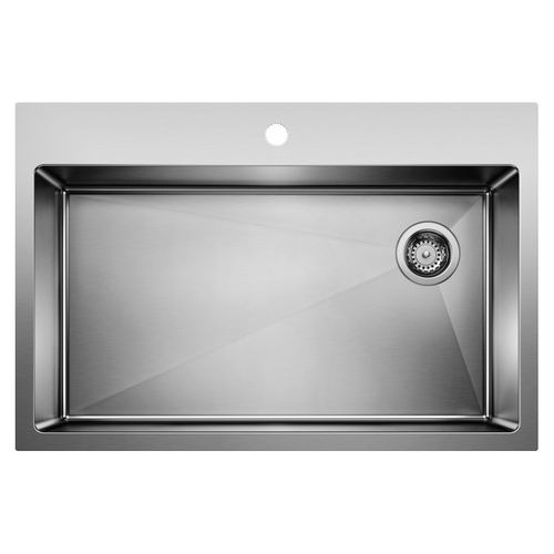 524221 - Blanco 524221 - Quatrus R15 Super Single 33" x 22" Dual Mount ...