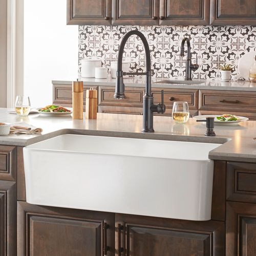 525012 - Blanco 525012 - Cerana 33" Fireclay Single Bowl Apron-Front ...