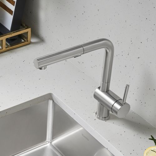 526366 - Blanco 526366 - Linus Low Arc Pull-Out Dual-Spray Kitchen ...