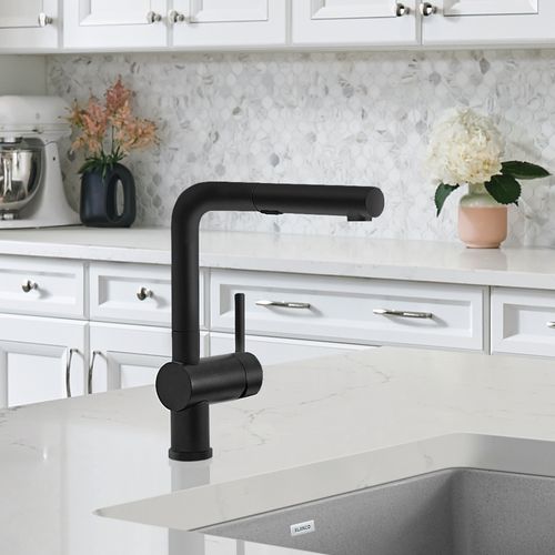 526367 - Blanco 526367 - Linus Low Arc Pull-Out Dual-Spray Kitchen ...