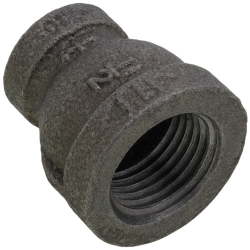 BLC050-025C - Bluefin BLC050-025C - 1/2" x 1/4" Black Reducing Coupling