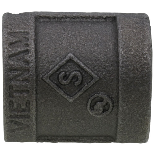 BLC050C - Bluefin BLC050C - 1/2" Black Coupling