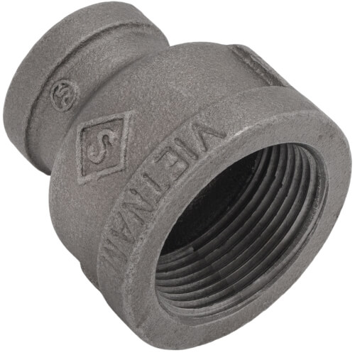 BLC125-075C - Bluefin BLC125-075C - 1-1/4" x 3/4" Black Reducing Coupling