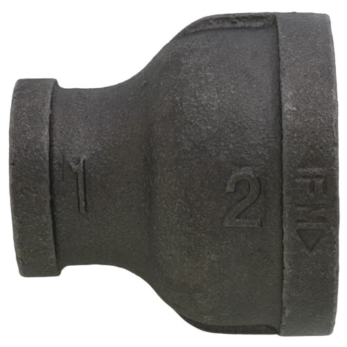 BLC200-100C - Bluefin BLC200-100C - 2" x 1" Black Reducing Coupling