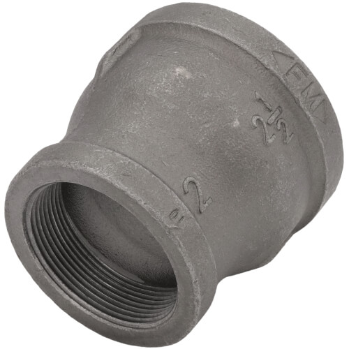 BLC250-200C - Bluefin BLC250-200C - 2-1/2" x 2" Black Reducing Coupling