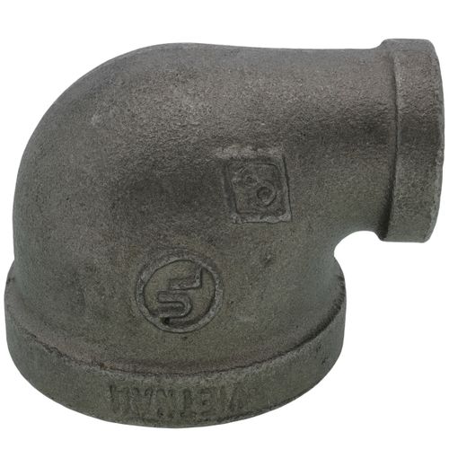 BLE125-050C - Bluefin BLE125-050C - 1-1/4" x 1/2" Black 90° Reducing Elbow