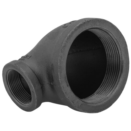 BLE300-150C - Bluefin BLE300-150C - 3" x 1-1/2" Black 90° Reducing Elbow