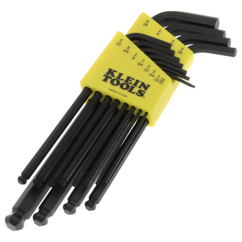 BLK12 - Klein Tools BLK12 - 12 Piece L-Style Ball-End Hex Key Set (0.05 ...