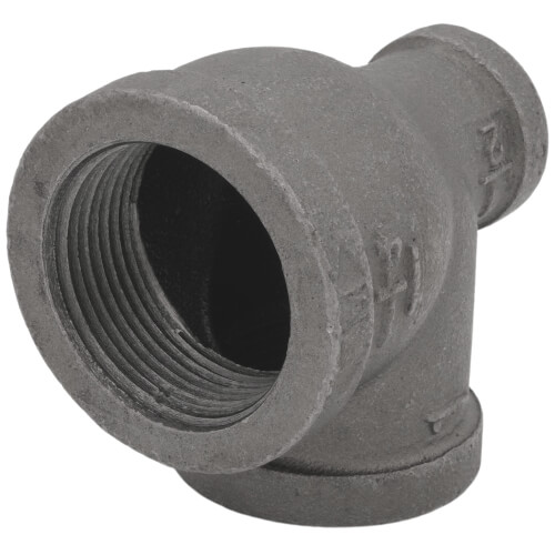 BLT125-050-100C - Bluefin BLT125-050-100C - 1-1/4" x 1/2" x 1" Black Reducing Tee