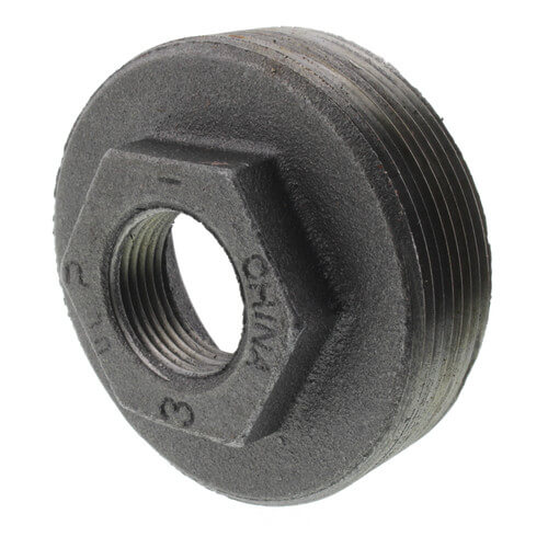 BMBU3001 - Everflow BMBU3001 - 3" x 1" Black Hex Bushing
