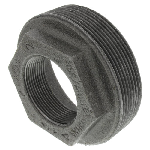 BMBU4004 - Everflow BMBU4004 - 4" x 2" Black Hex Bushing