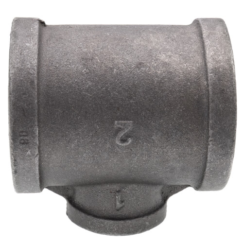 BMRT2003 - Everflow BMRT2003 - 2" x 2" x 1" Black Reducing Tee