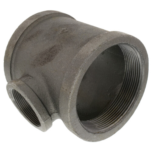 BMRT4003 - Everflow BMRT4003 - 4" x 4" x 2" Black Reducing Tee