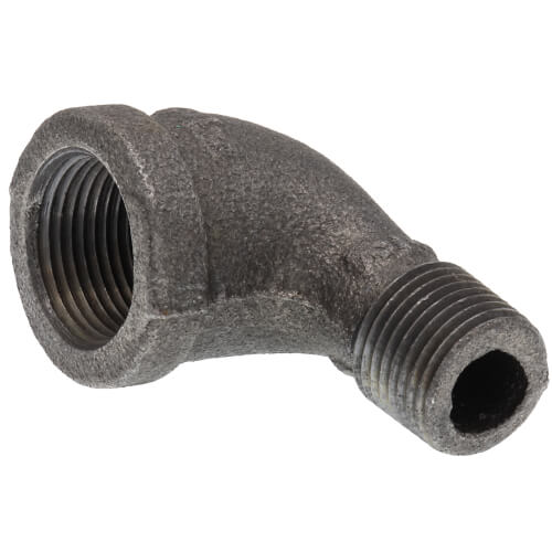 BMSN3412 - Everflow BMSN3412 - 3/4" Female x 1/2" Male Black 90° Street ...