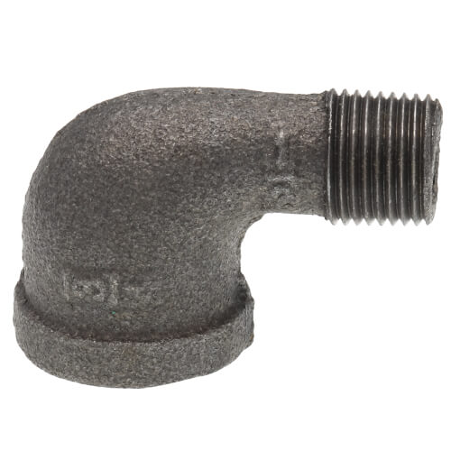BMSN3412 - Everflow BMSN3412 - 3/4" Female x 1/2" Male Black 90° Street ...