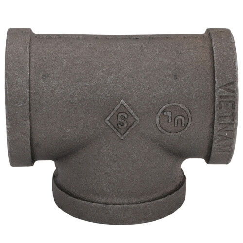 BMTE0112 - Everflow BMTE0112 - 1-1/2" Black Tee