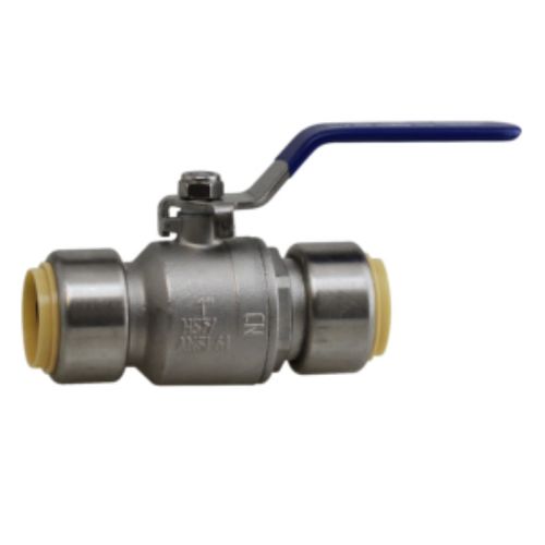 SSPFBV-10 - Boshart SSPFBV-10 - 1" 304 Stainless Steel Full Port Push Fit Ball Valve, 300 PSI ...