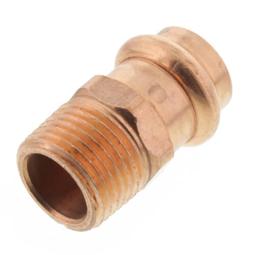 BP4-08 - JW BP4-08 - 1/2" Press x Male Copper Adapter