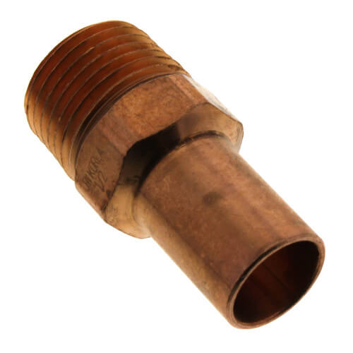 BP4-2-08 - JW BP4-2-08 - 1/2" FTG Press x Male Copper Street Adapter