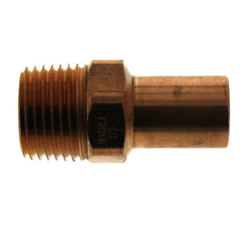 BP4-2-08 - JW BP4-2-08 - 1/2" FTG Press x Male Copper Street Adapter