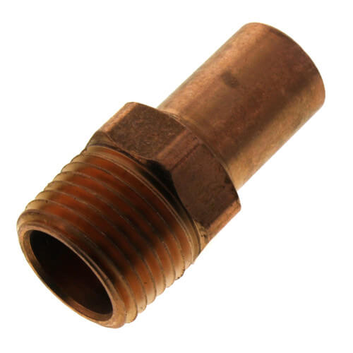 BP4-2-08 - JW BP4-2-08 - 1/2" FTG Press x Male Copper Street Adapter