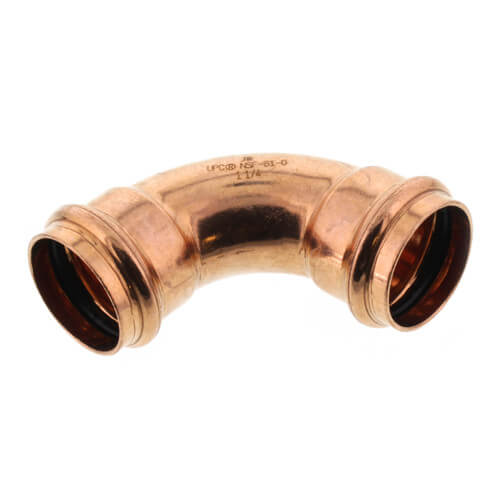 50090 - JW 50090 - 1-1/4" Press Copper 90° Elbow