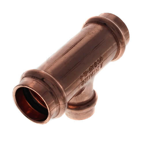 BPT-12-12-08 - JW BPT-12-12-08 - 3/4" x 3/4" x 1/2" Press Copper Tee