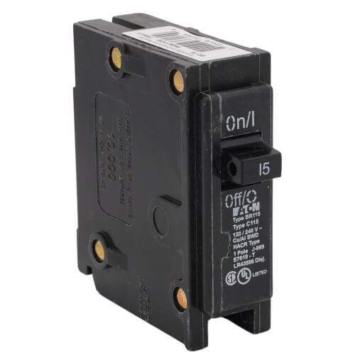 BR115 - Eaton BR115 - Single-Pole BR Thermal Magnetic Circuit Breaker ...