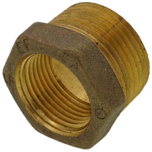 BRBU1003-NL - Everflow BRBU1003-NL - 1" x 3/4" MIP x FIP Brass Bushing ...