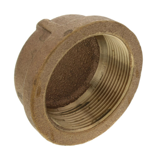 BRCA0200-NL - Everflow BRCA0200-NL - 2" Threaded Brass Cap (Lead Free)