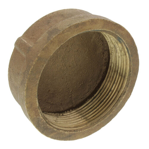 BRCA0212-NL - Everflow BRCA0212-NL - 2-1/2" Threaded Brass Cap (Lead Free)