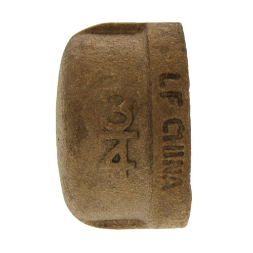 BRCP075 - Bluefin BRCP075 - 3/4" Threaded Brass Cap (Lead Free)