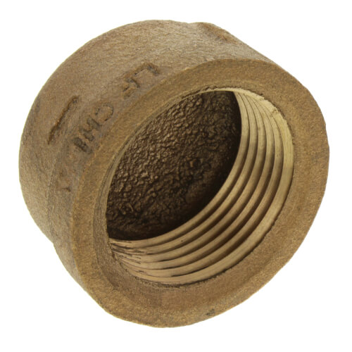 BRCP100 - Bluefin BRCP100 - 1" Threaded Brass Cap (Lead Free)