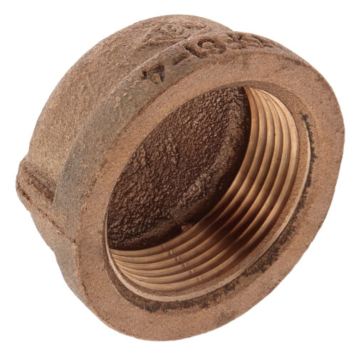 BRCP125 - Bluefin BRCP125 - 1-1/4" Threaded Brass Cap (Lead Free)