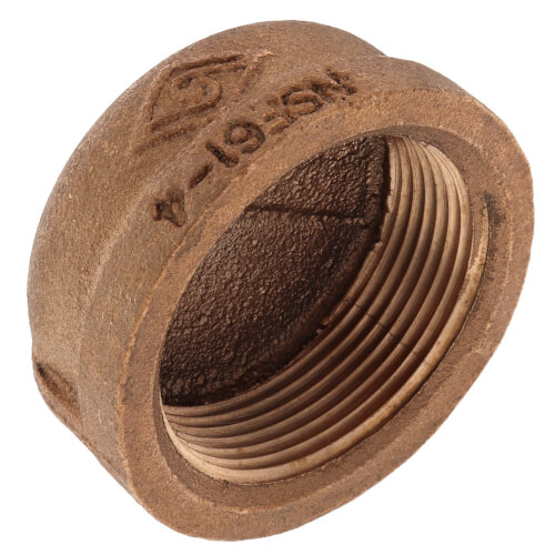 BRCP150 - Bluefin BRCP150 - 1-1/2" Threaded Brass Cap (Lead Free)