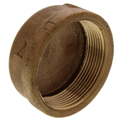BRCP200 - Bluefin BRCP200 - 2" Threaded Brass Cap (Lead Free)