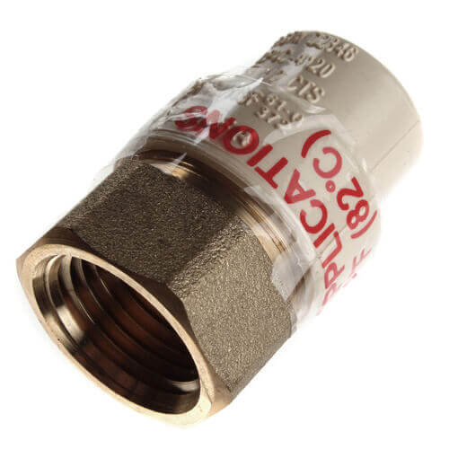 BRCPF012-NL - Everflow BRCPF012-NL - 1/2" CPVC x Female Brass Adapter ...