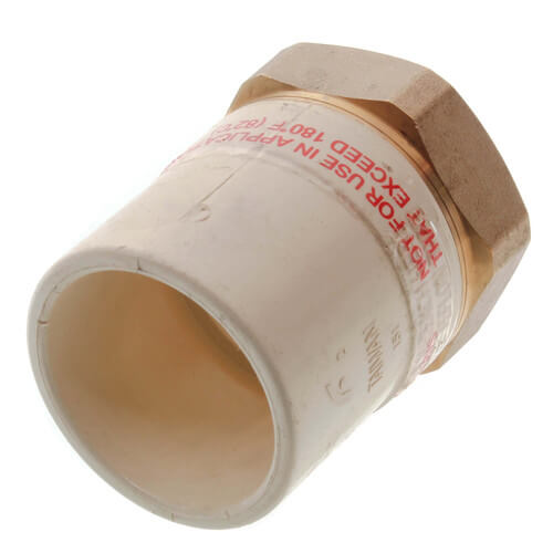 BRCPF200-NL - Everflow BRCPF200-NL - 2" CPVC x Female Brass Adapter ...