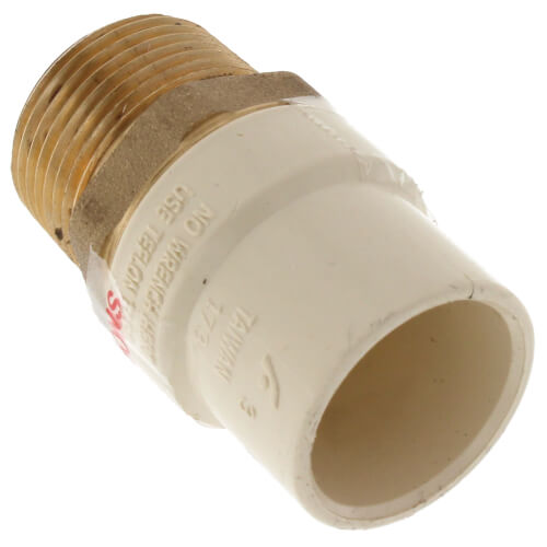 BRCPM100-NL - Everflow BRCPM100-NL - 1" CPVC x Male Brass Adapter (Lead ...