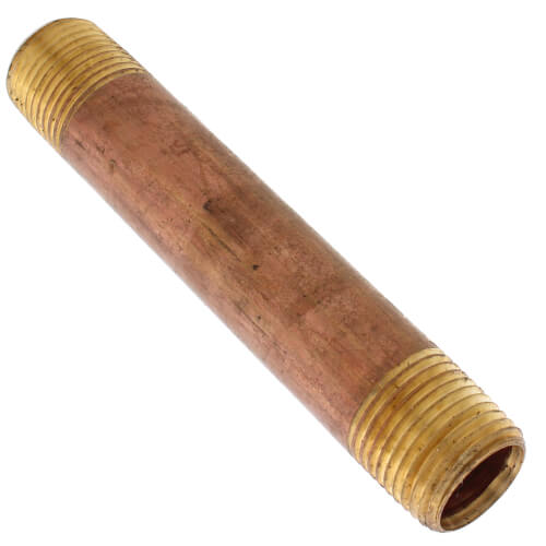 BRN050 450 Bluefin BRN050 450 1 2 X 4 1 2 Brass Nipple Lead Free 