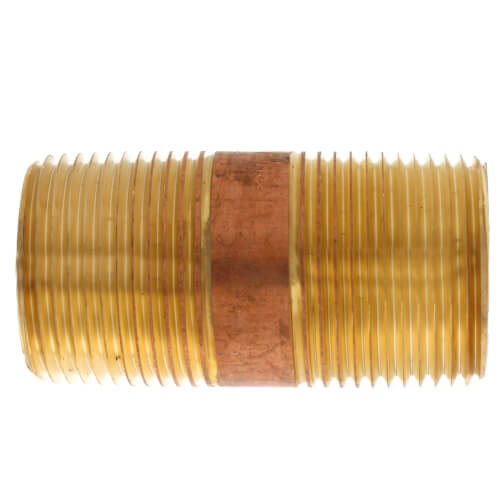 BRN100-250 - Bluefin BRN100-250 - 1" x 2-1/2" Brass Nipple (Lead Free)
