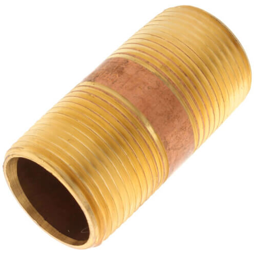 BRN100-250 - Bluefin BRN100-250 - 1" x 2-1/2" Brass Nipple (Lead Free)