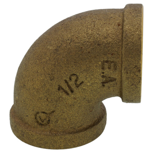 BRNL0012-NL - Everflow BRNL0012-NL - 1/2" FIP x FIP Brass Elbow (Lead Free)