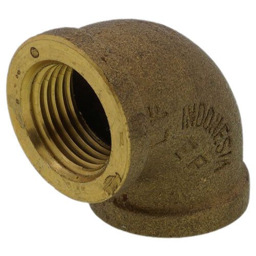 BRNL0012-NL - Everflow BRNL0012-NL - 1/2" FIP x FIP Brass Elbow (Lead Free)