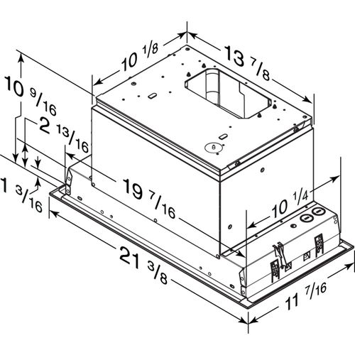 PM600SSV - Broan PM600SSV - Model PM600SSV 21" Custom Range Hood Power ...