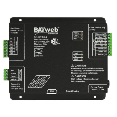 BW-BCU2 - BAYweb BW-BCU2 - BAYweb Advanced Network Thermostat Control ...
