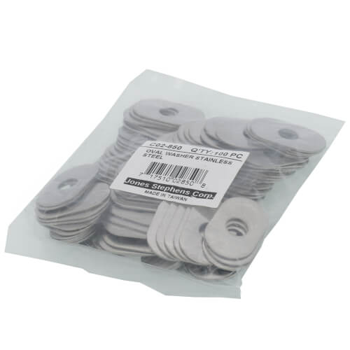 C02850 - Jones Stephens C02850 - Oval Stainless Steel Washer (Box of 100)