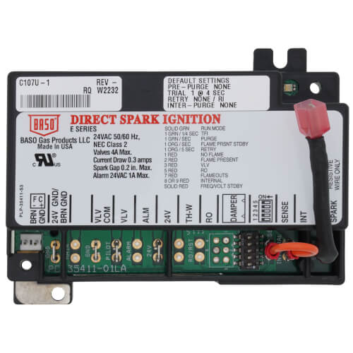 C107U-1C - Baso Gas Products C107U-1C - Universal Direct Spark Ignition ...