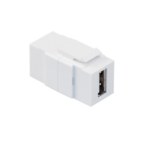 40835-W - Leviton 40835-W - USB Feedthrough Quickport, Connector (White ...